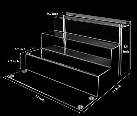 Modern Retail Store Display Stand Acrylic Display Unit Stable Structure