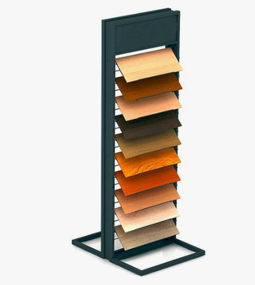 Retail Store Commercial Display Racks / Marble Display Stand  Powder Coated