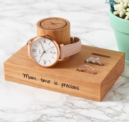 Personalised Jewelry Display Stands Ladies Watch And Ring Holder Eco Friendly