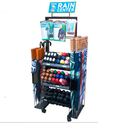 Metal Retail Display Stands Umbrella Display Rack