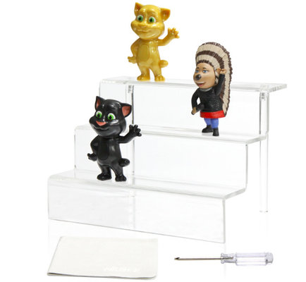 Acrylic Tiered Display Stands For Amiibo Funko Pop Figure