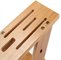 Natural Wood Bamboo Display Unit Kitchen Knife Holder Organizer Multi Use