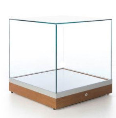 Custom Design Home Glass Display Cabinet With Lock