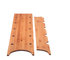 Natural Bamboo Sunglass Display Fixtures Five Pair Sunglass Holder For Wall