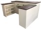 Custom Made Retail Checkout Counter Retail Cash Desk Contemporary Design