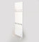 Vertical White Makeup Display Unit , Modern Hair Extension Display Stand