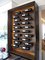 20 Bottles Wooden Wall Mounted Wine Rack / Liquor Bottle Rack With LED Lights