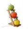 Nice Decoration Bamboo Display Rack 9.5*18*20.5cm Size For Department Store