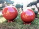 25cm Copper Stainless Steel Garden Decorative Balls Ornaments Powder Coating